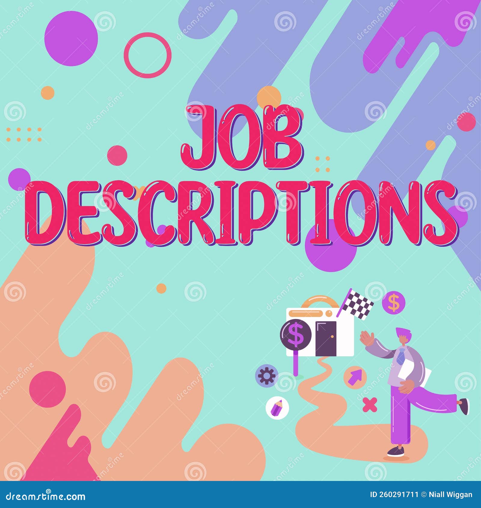 Inspiration Showing Sign Job Descriptions. Word Written on Difficulties ...