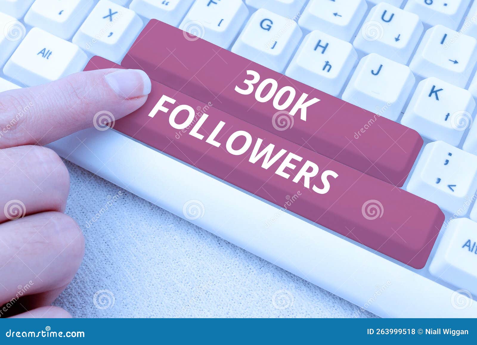 Inspiration Showing Sign 300K Followers. Concept Meaning Number of ... Inspiration Showing Sign 300K Followers. Concept Meaning Number of ...