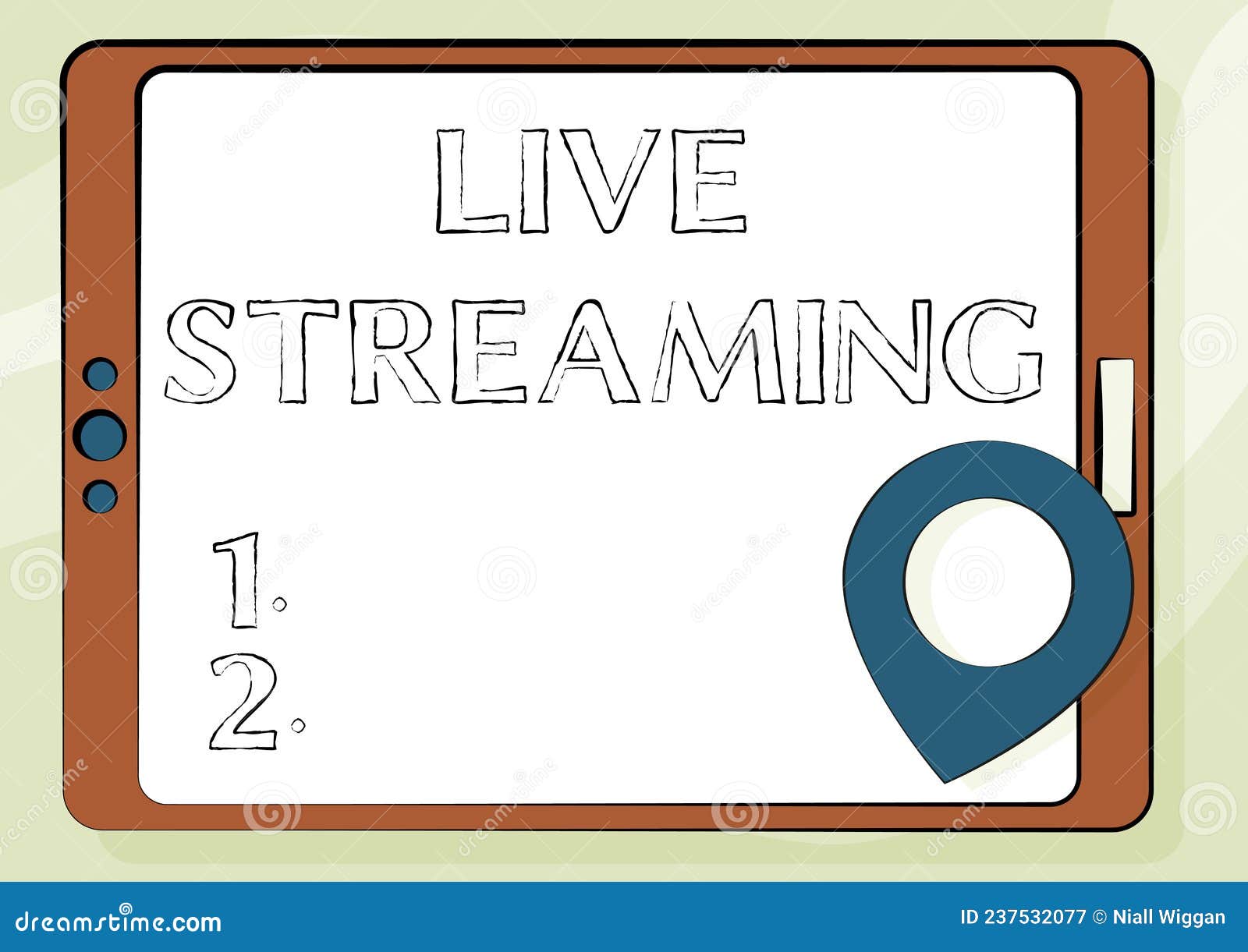 Inspiration Showing Sign Live Streaming. Word Written on Transmit Live ...