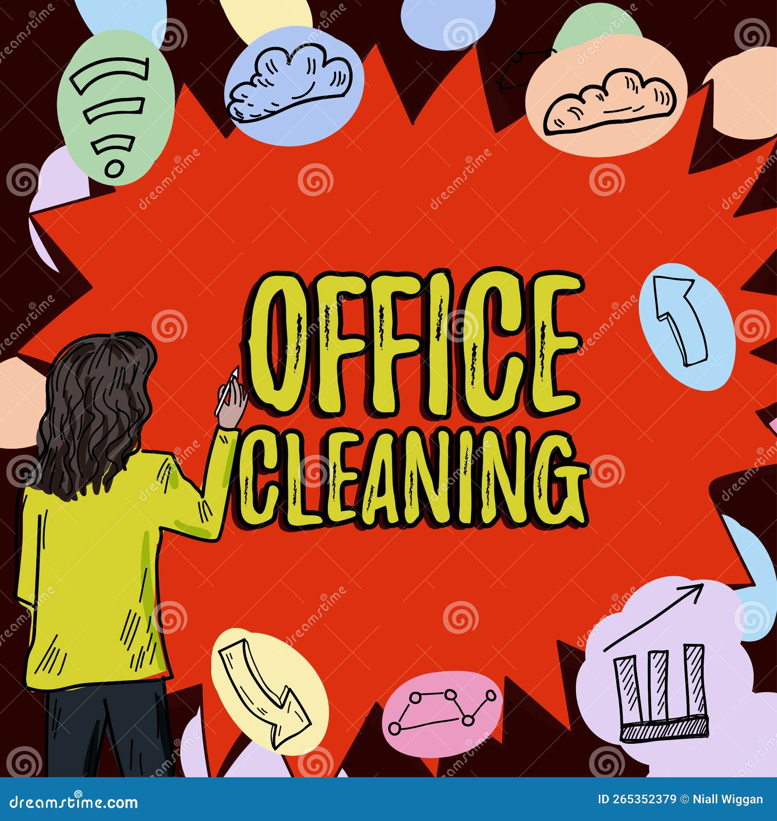 Inspiration Showing Sign Office Cleaning. Internet Concept the Action ...