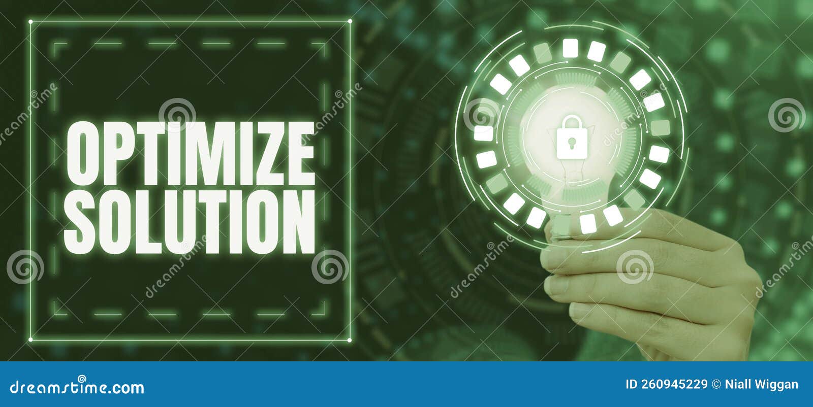 Inspiration Showing Sign Optimize Solution. Business Idea Process of ...