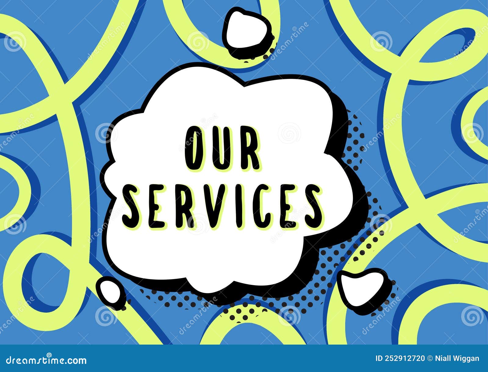 Sign Displaying Our Services. Conceptual Photo the Occupation or ...