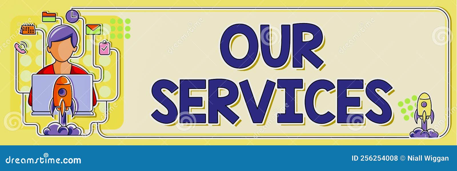 Inspiration Showing Sign Our Services. Word for the Occupation or ...