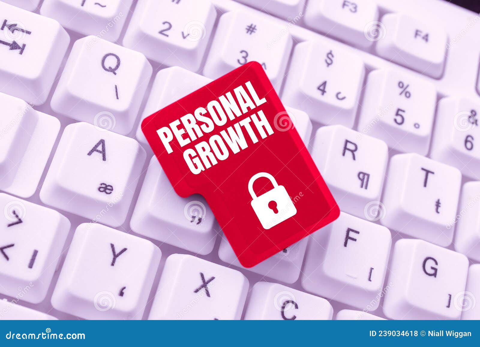 Sign Displaying Personal Growth. Business Overview a Longterm Process ...