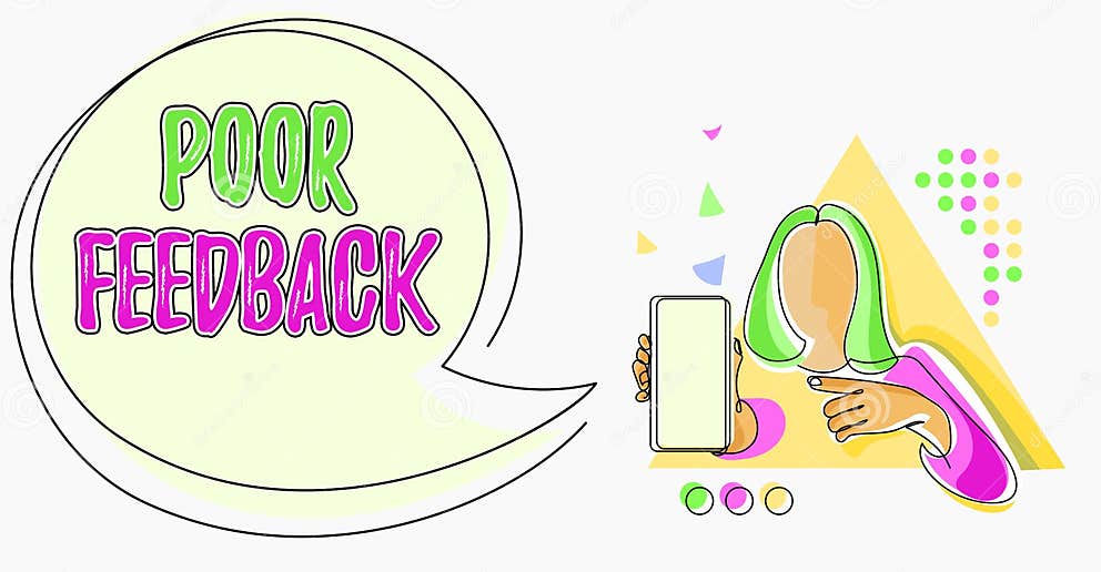 Inspiration Showing Sign Poor Feedback. Internet Concept a Response or ...