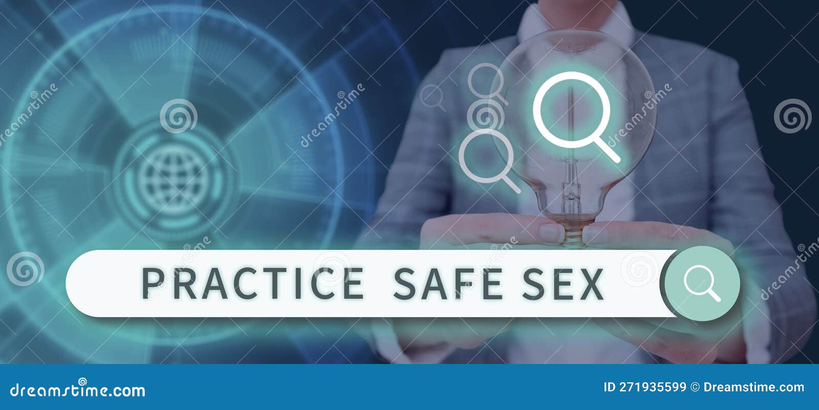 Inspiration Showing Sign Practice Safe Sex Internet Concept