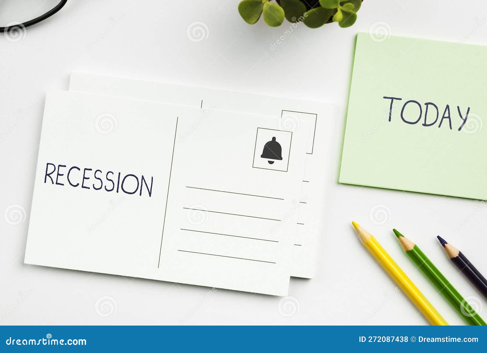 Writing Displaying Text Recession. Word for the Process of Progressive ...