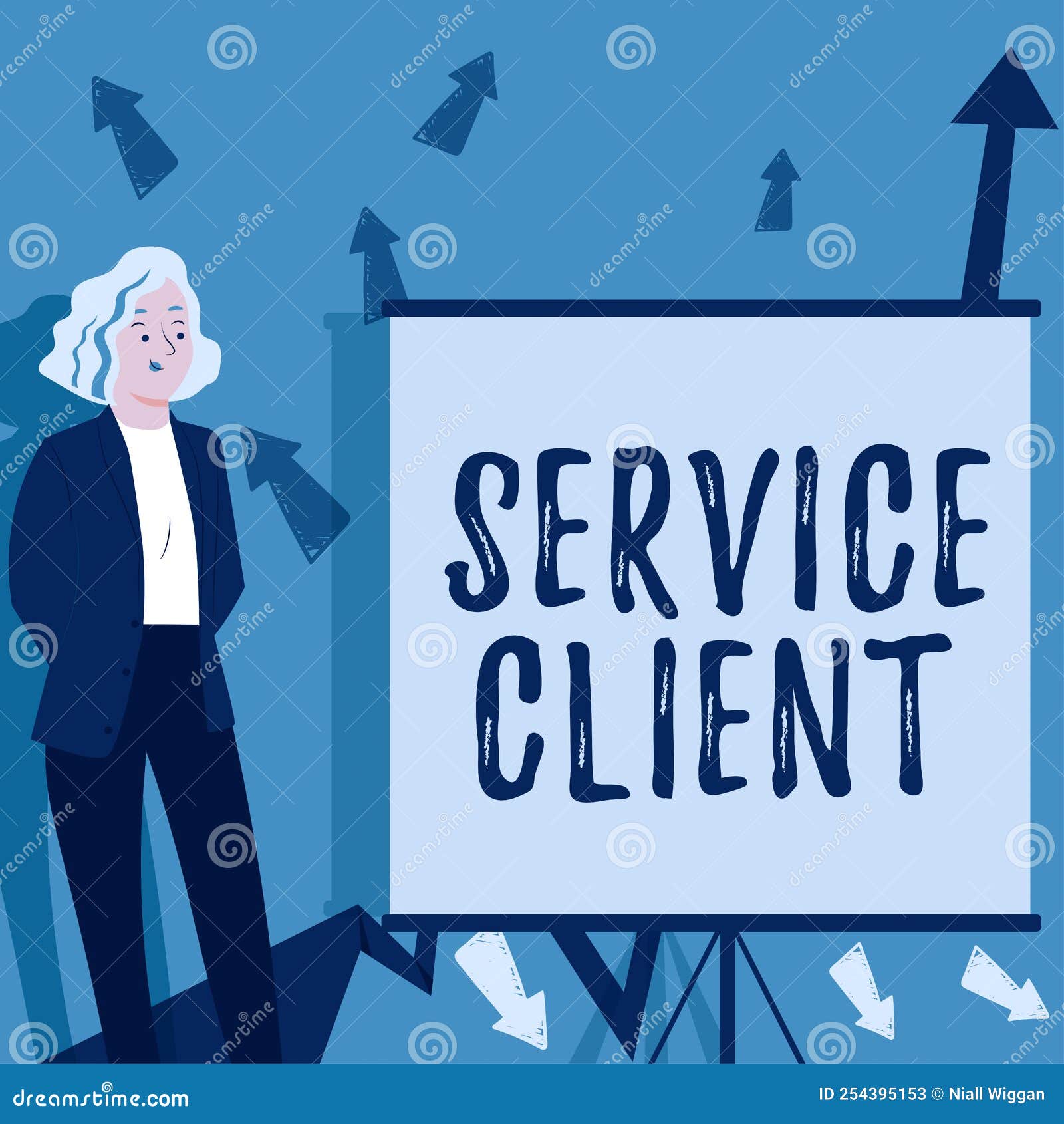 Inspiration Showing Sign Service ClientDealing with Customers ...