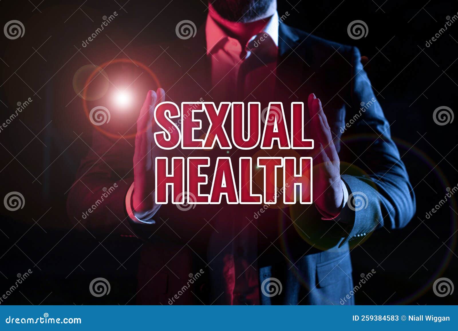 Hand Writing Sign Sexual Health Conceptual Photo Healthier Body