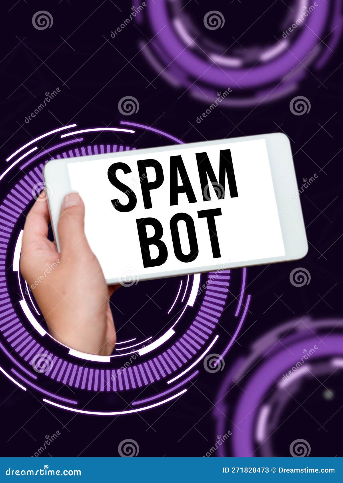Inspiration Showing Sign Spam Bot. Internet Concept Autonomous Program ...
