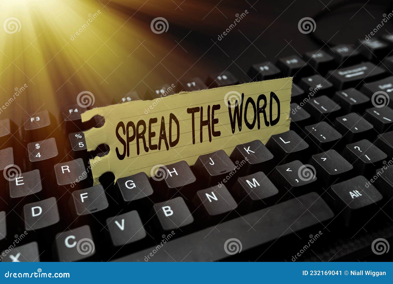 Conceptual Caption Spread the Word. Internet Concept Share the ...