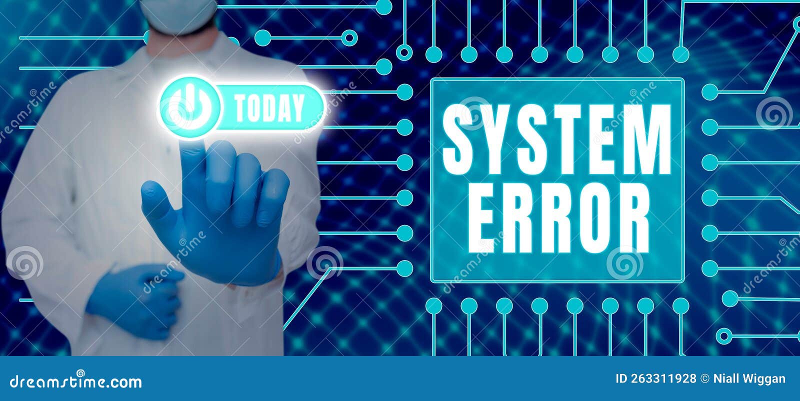 Inspiration Showing Sign System Error. Business Idea Technological ...