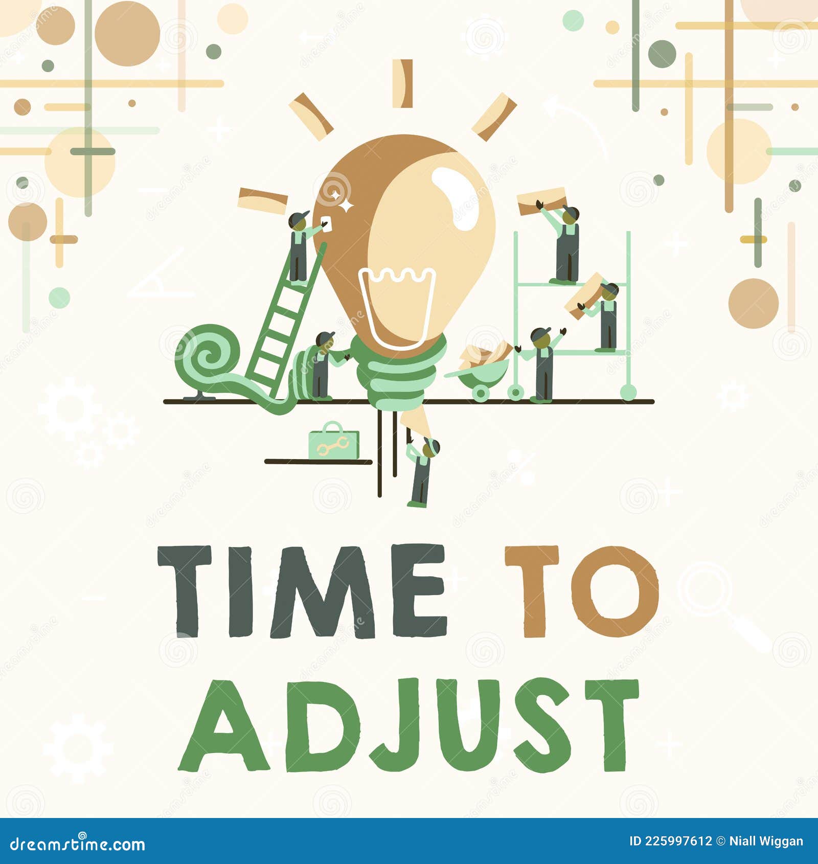 Writing Displaying Text Time To Adjust. Business Showcase Making ...