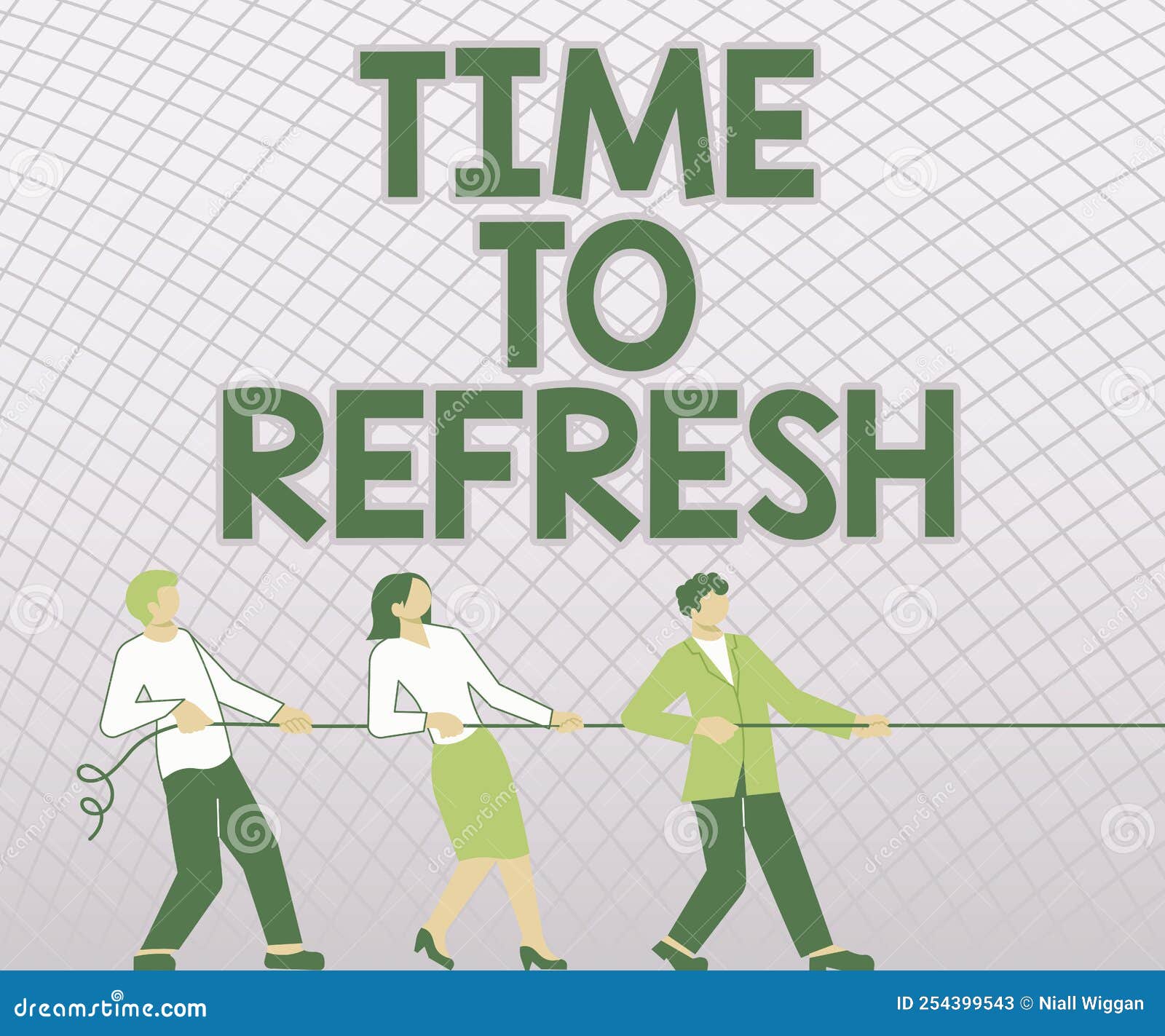 Inspiration Showing Sign Time To Refresh Business Concept Right Moment To Renovate Spaces Or