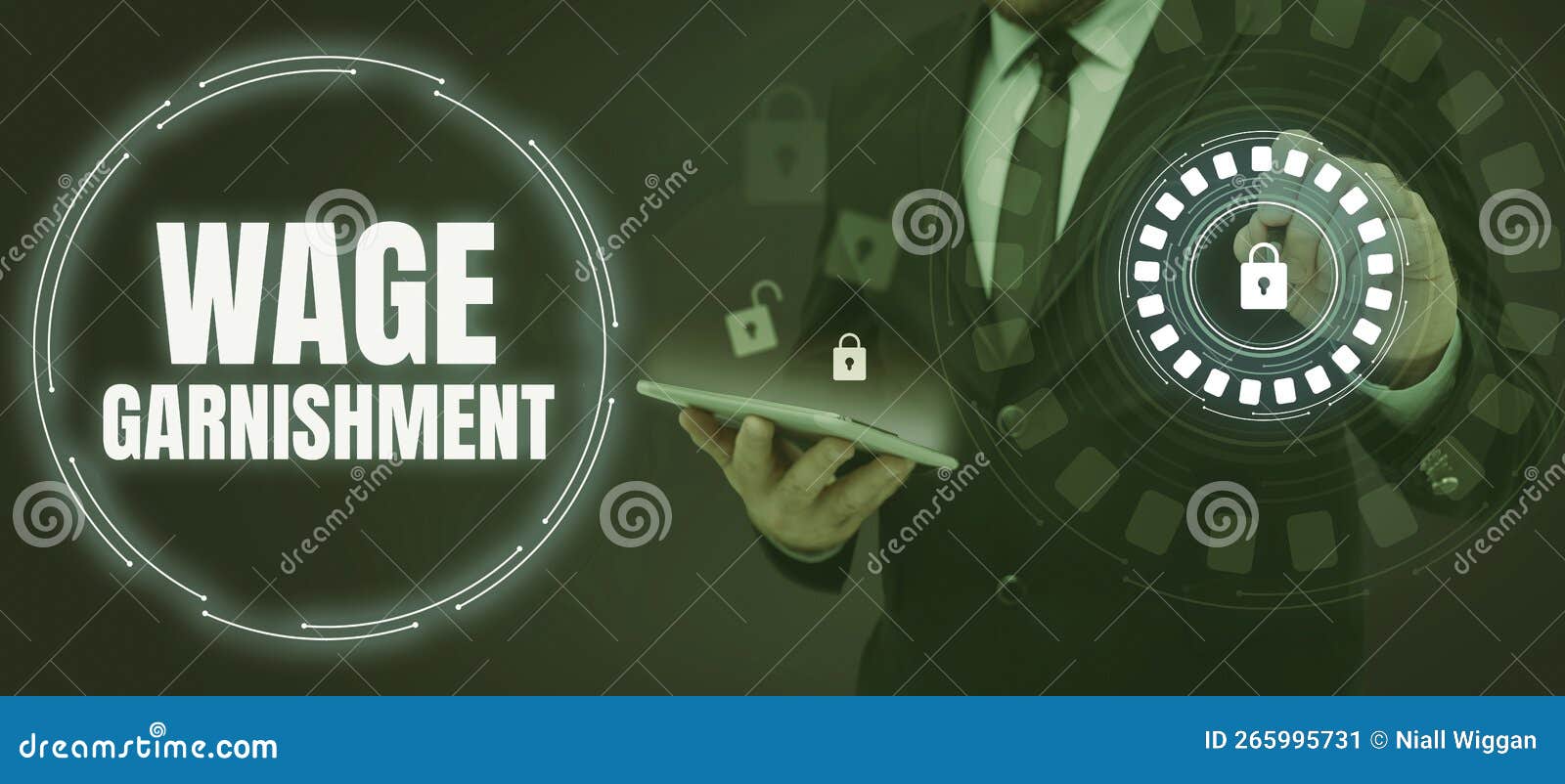 Inspiration Showing Sign Wage Garnishment Internet Concept Deducting
