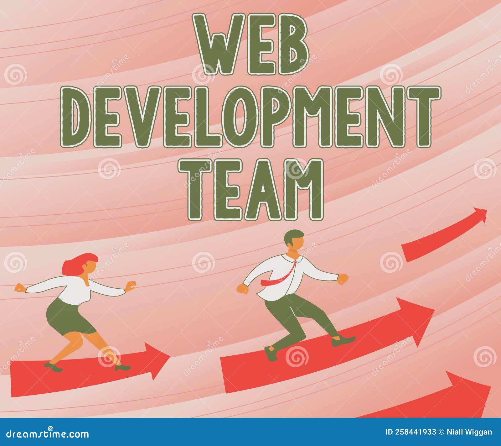 Inspiration Showing Sign Web Development Team. Business Showcase in ...