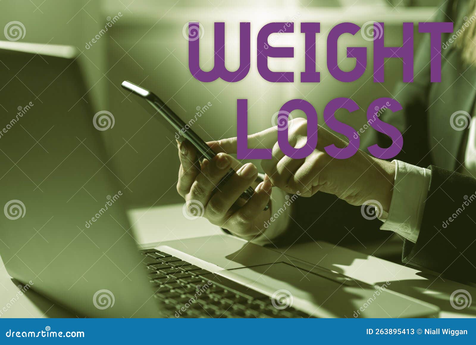 Text Caption Presenting Weight Loss. Conceptual Photo Decrease in Body ...