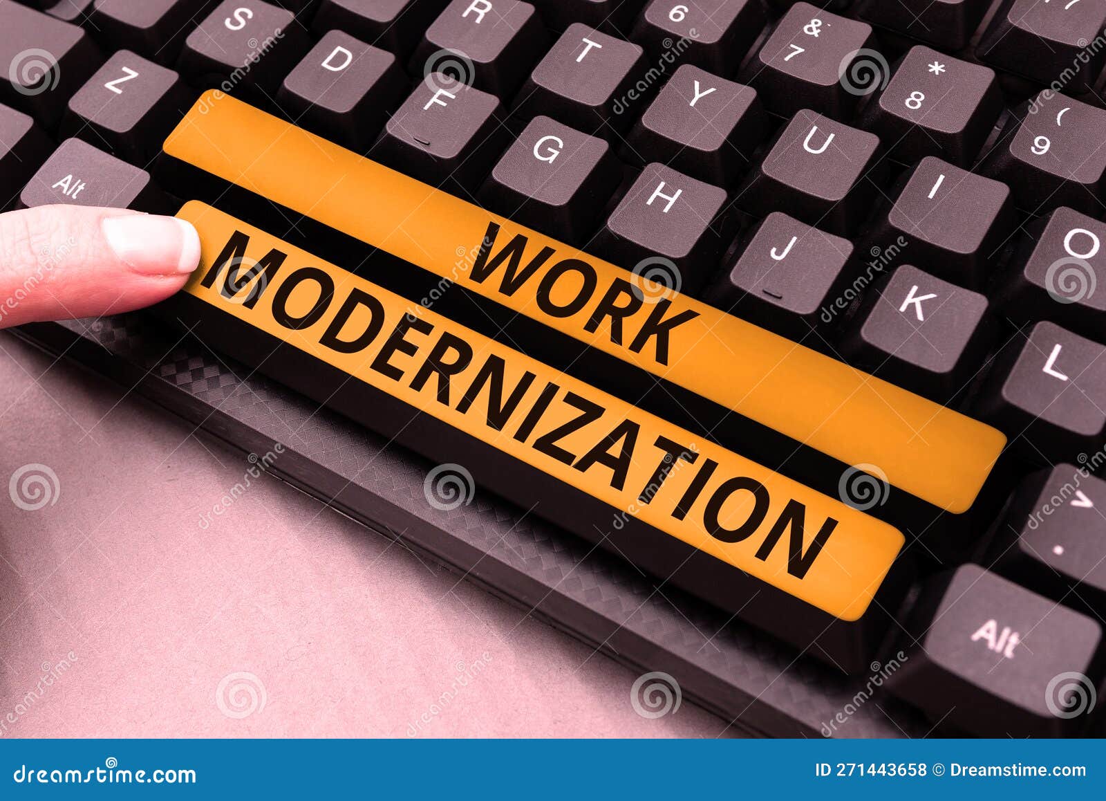 Inspiration Showing Sign Work Modernization. Business Idea Changing ...