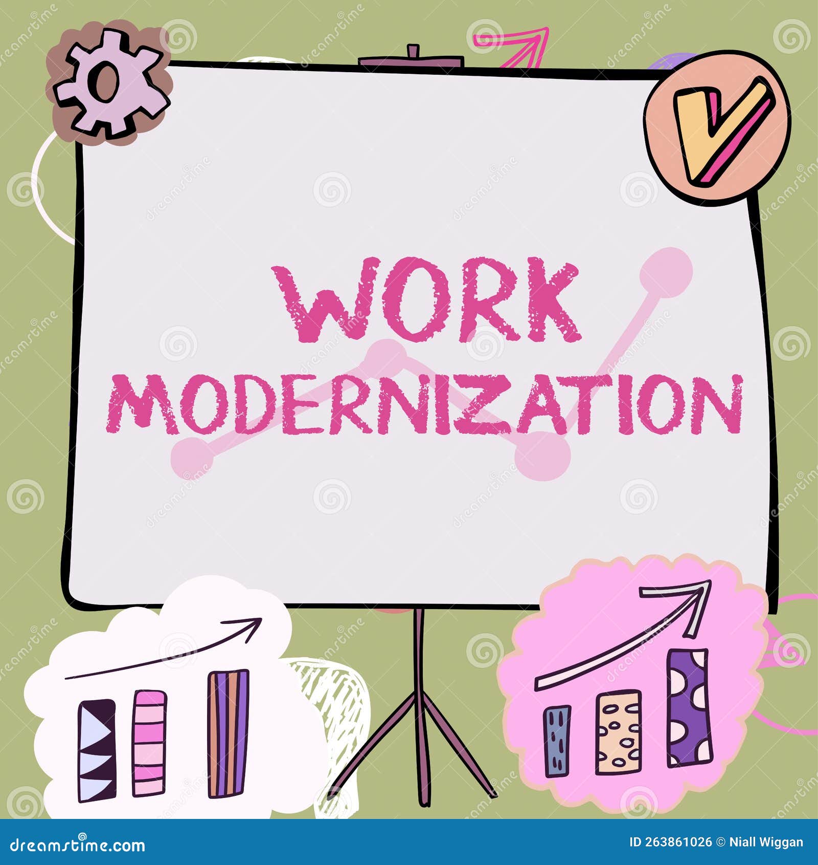 Inspiration Showing Sign Work Modernization. Word Written on Changing ...