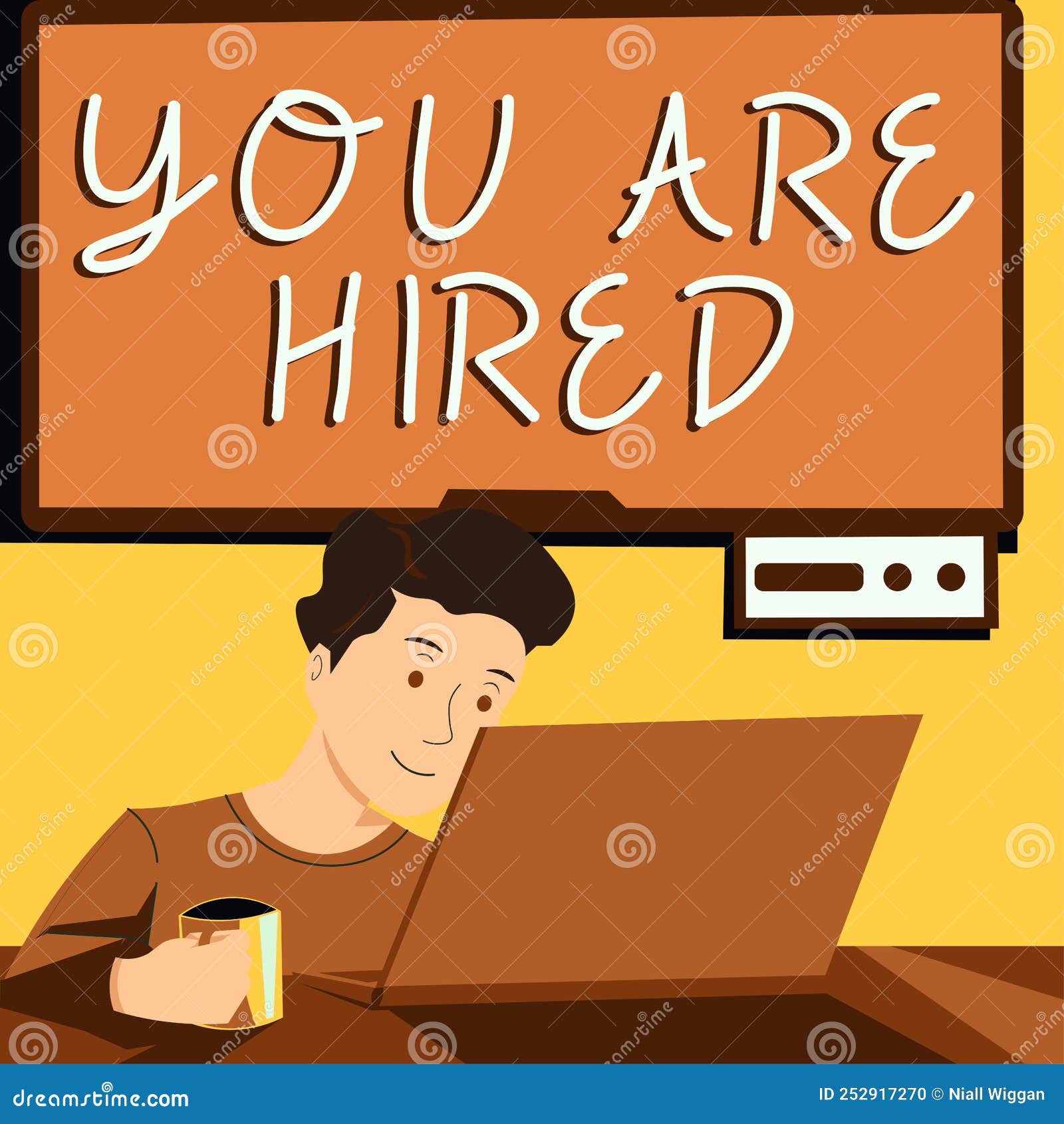 Inspiration Showing Sign You are Hired. Internet Concept Recruitment ... Inspiration Showing Sign You are Hired. Internet Concept Recruitment ...
