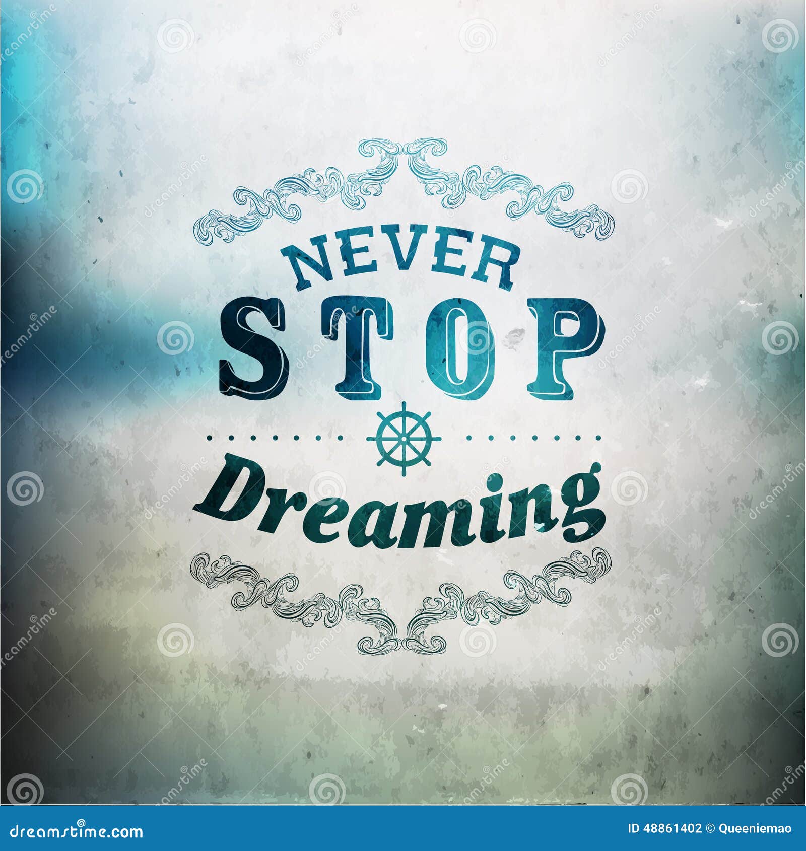 Inspirational and Encouraging Quote Typography Stock Illustration ...
