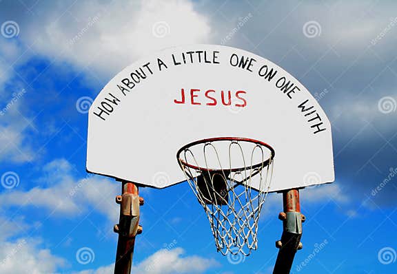 Inspirational Hoops stock photo. Image of backboard, religious - 1461916