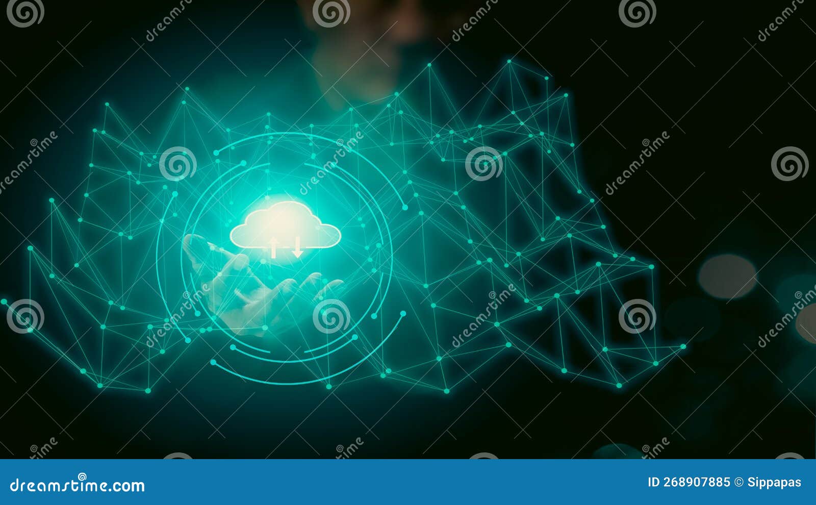 Inspirational Ideas. Creative Concept, Cloud Computing Concept, Stock ...