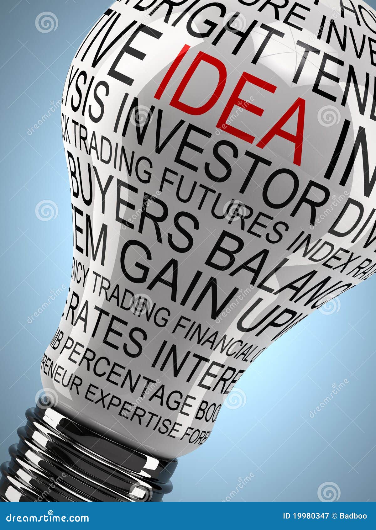 Inspirational light bulb stock illustration. Illustration of creativity ...