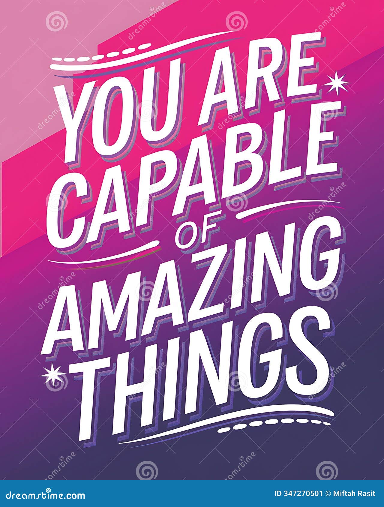 You are Capable of Amazing Things Stock Image - Image of accomplishment ...