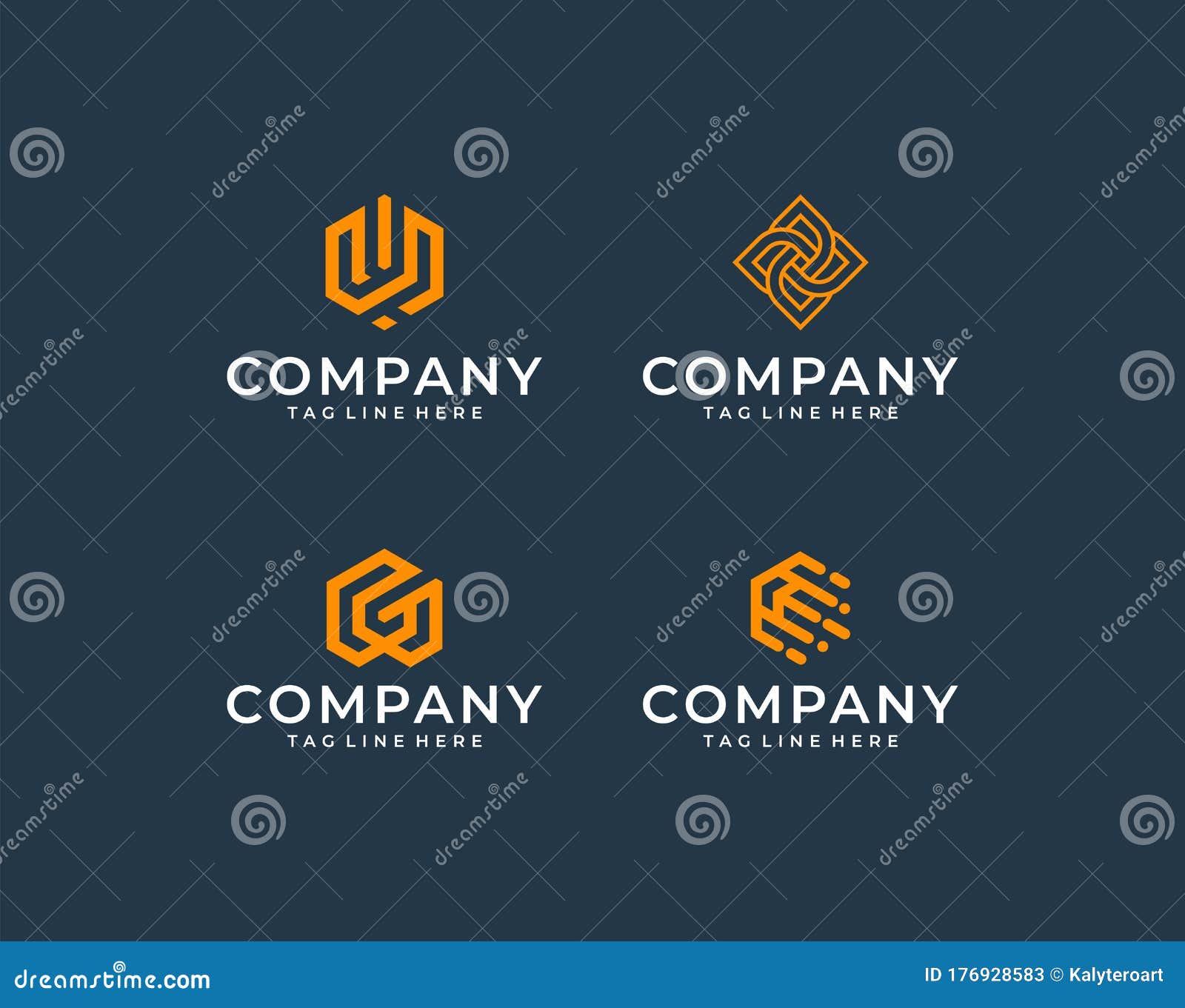 Inspirational Modern Bundle Logo Stock Vector - Illustration of letter ...