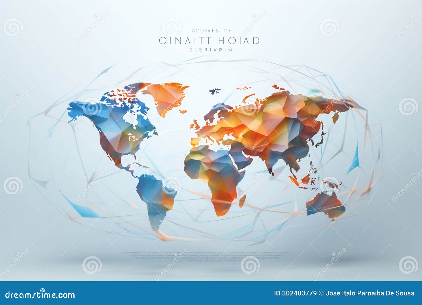 Inspirational Quote about Health and Unity Stock Illustration ...