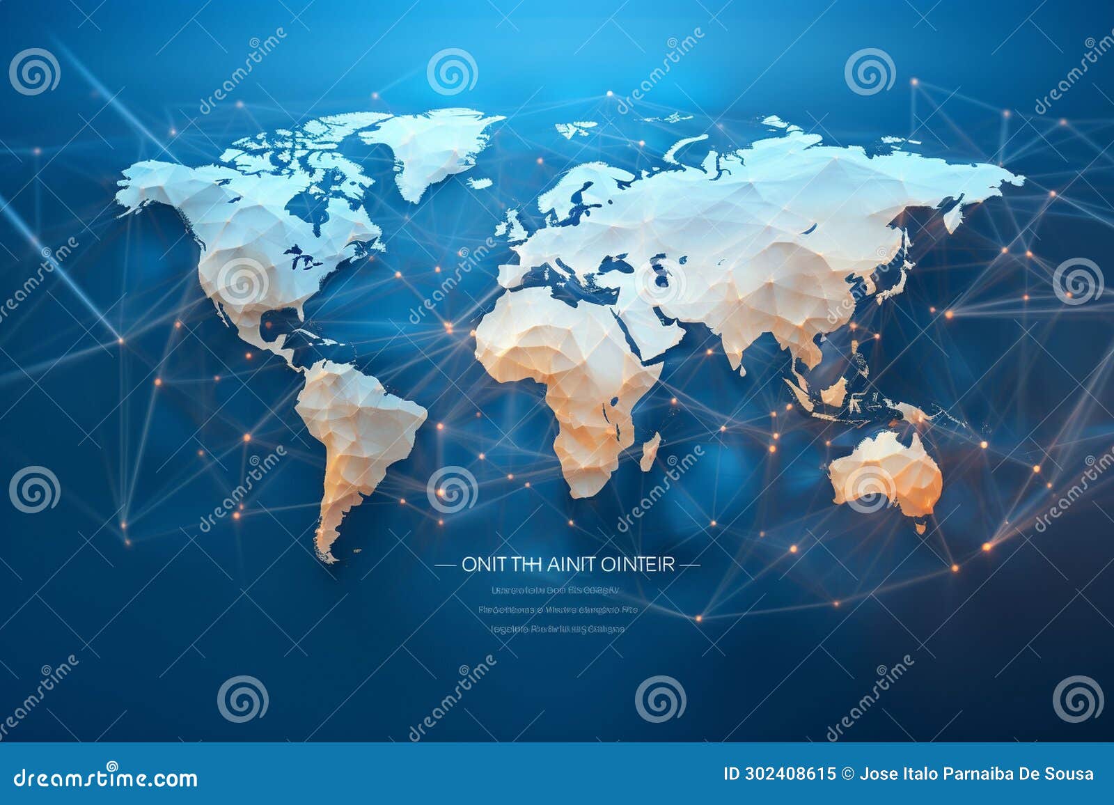 Inspirational Quote about Health and Unity Stock Illustration ...