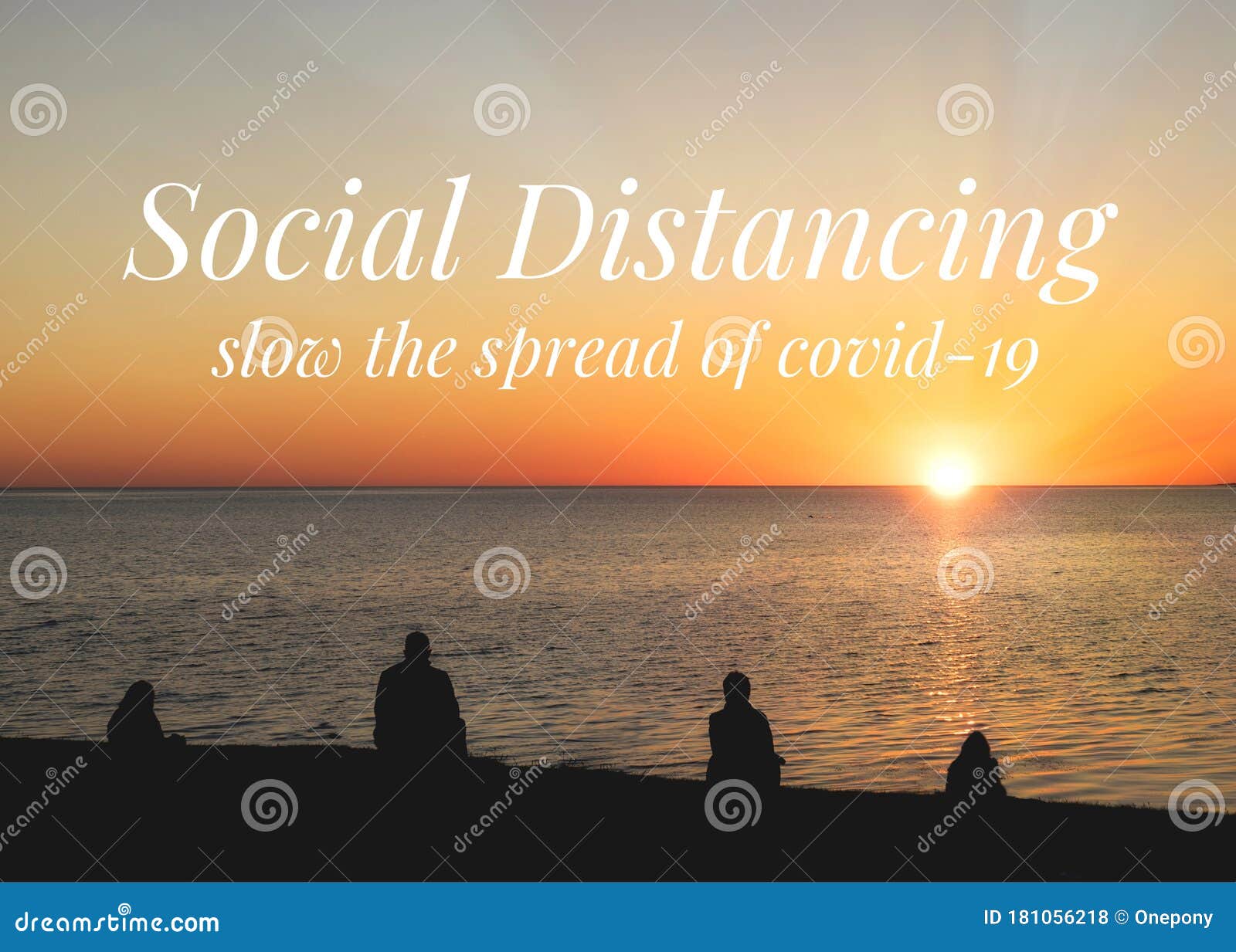 Inspirational Quote - Social Distancing Concept Stock Photo - Image of ...