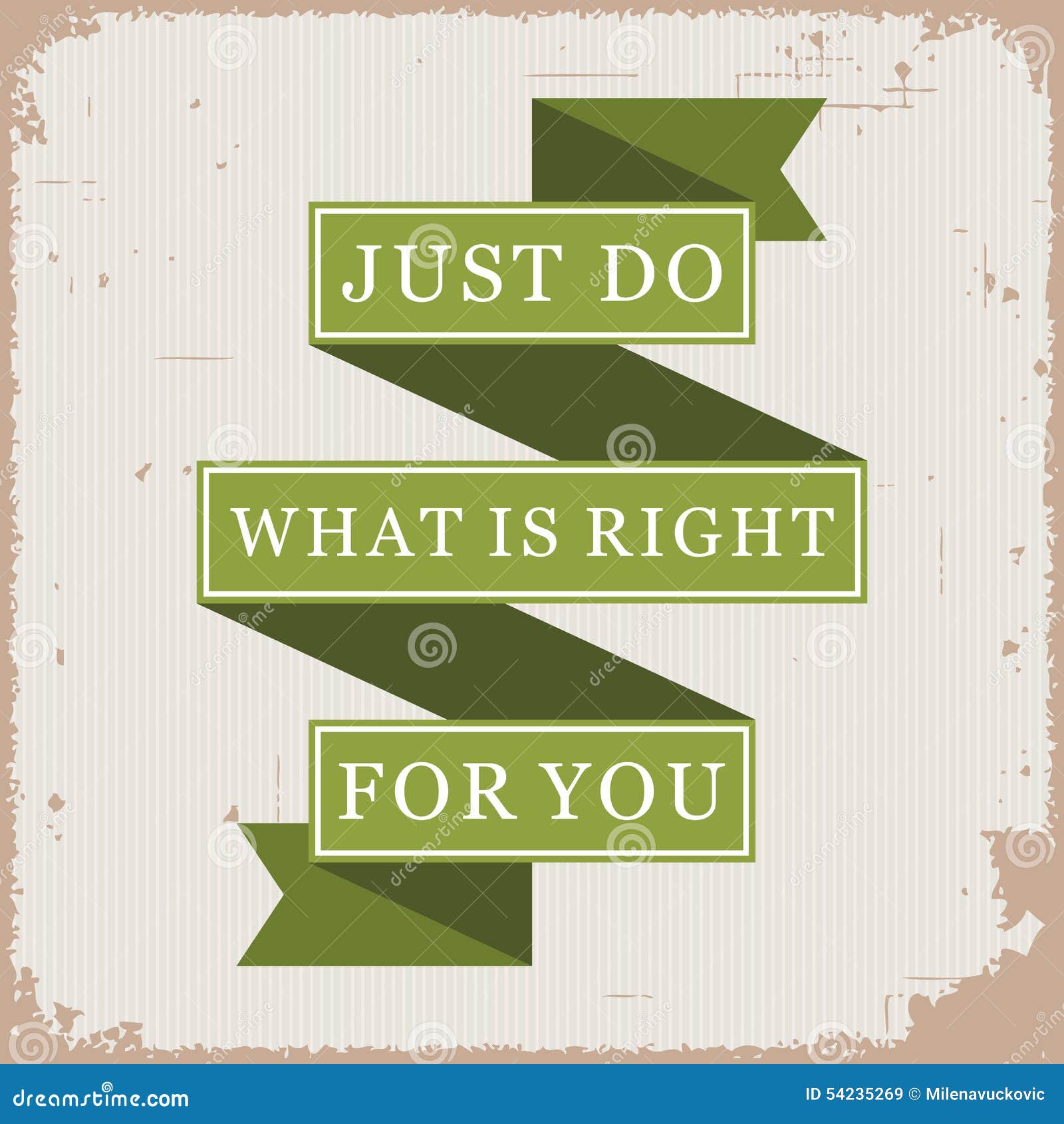 Inspirational Quotes in Retro Style Stock Vector - Illustration of luck ...