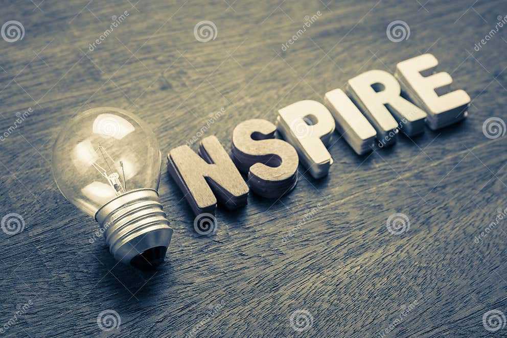Inspire Bulb stock photo. Image of text, conceptual, bright - 86109944