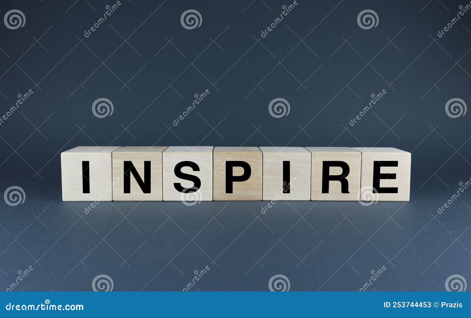 Inspire. Cubes Form the Word Inspire Stock Image - Image of positive ...