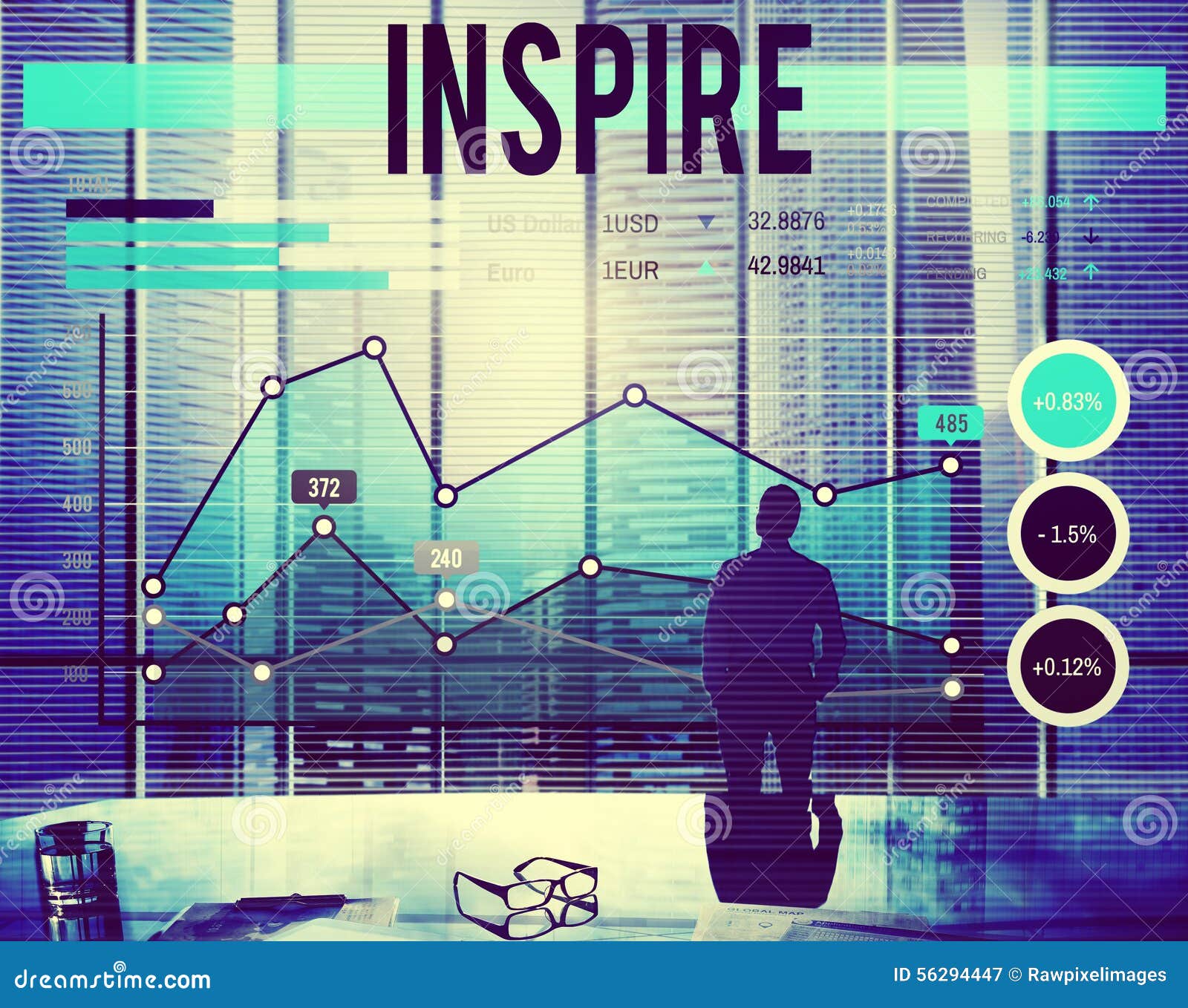 Inspire Inspiration Aspiration Gola Target Concept Stock Image - Image ...