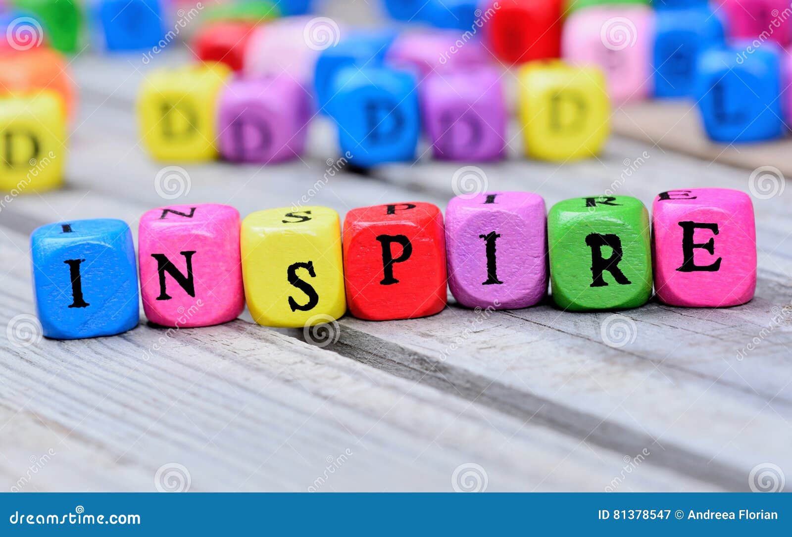 Inspire La Palabra En La Tabla De Madera Imagen de archivo - Imagen de ...