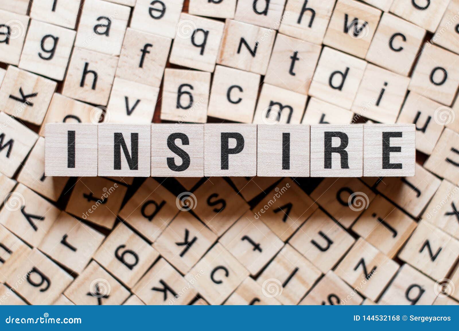 Inspire word concept stock photo. Image of achievement - 144532168