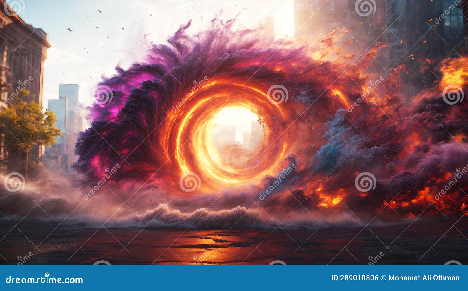 Chaos Unleashed: Train Wreck And Hazardous Materials Ignite. Royalty ...