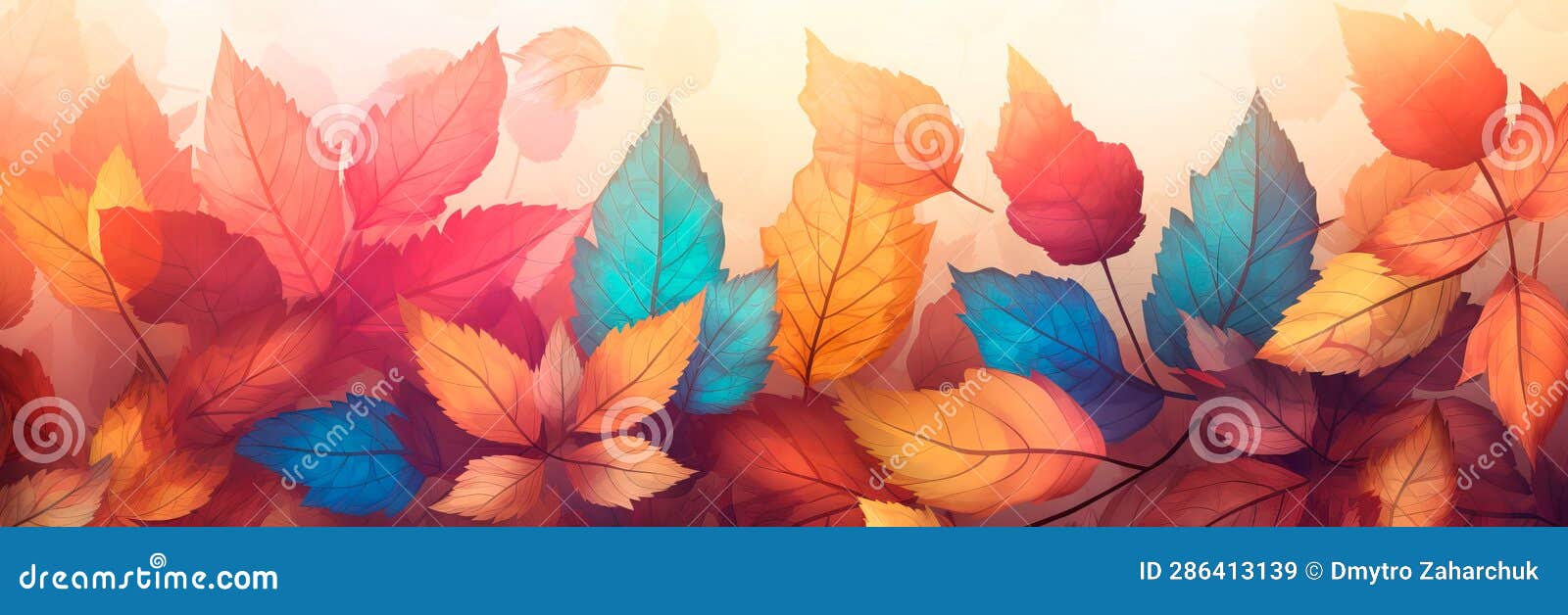 Inspired by the Colors and Textures of Autumn Leaves, with Gradient ...