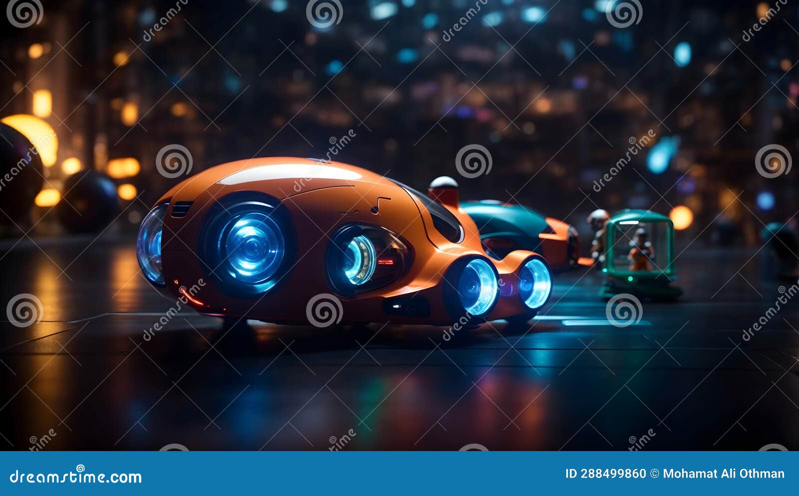 Futuristic Toy Created with Generative AI Stock Illustration ...