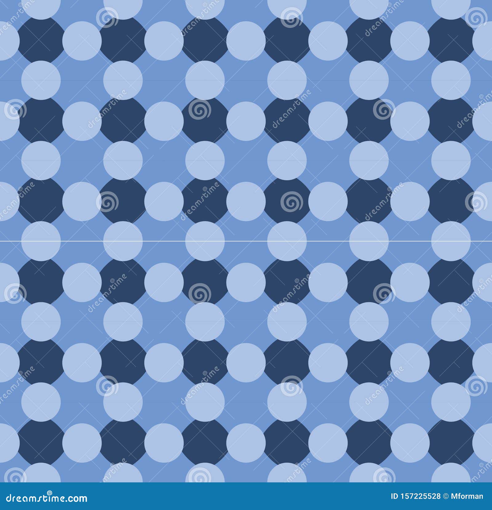 4-Point Blue Bubbles Seamless Repeat Pattern Stock Vector ...