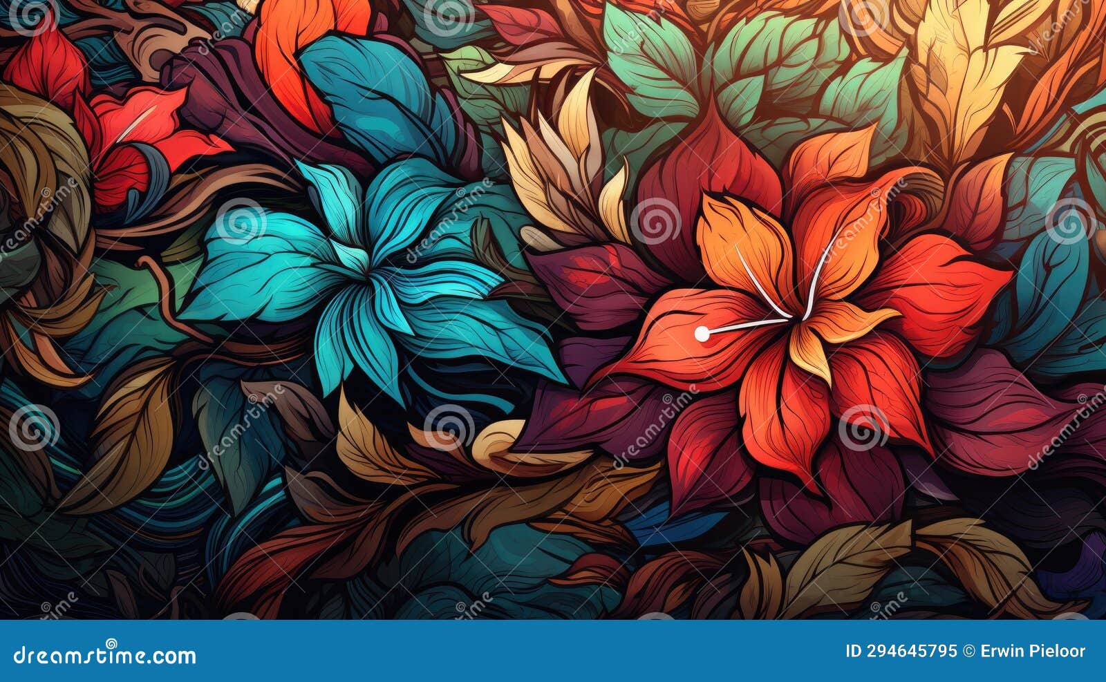 Inspiring Abstract Background for Creative Thinking Stock Illustration ...