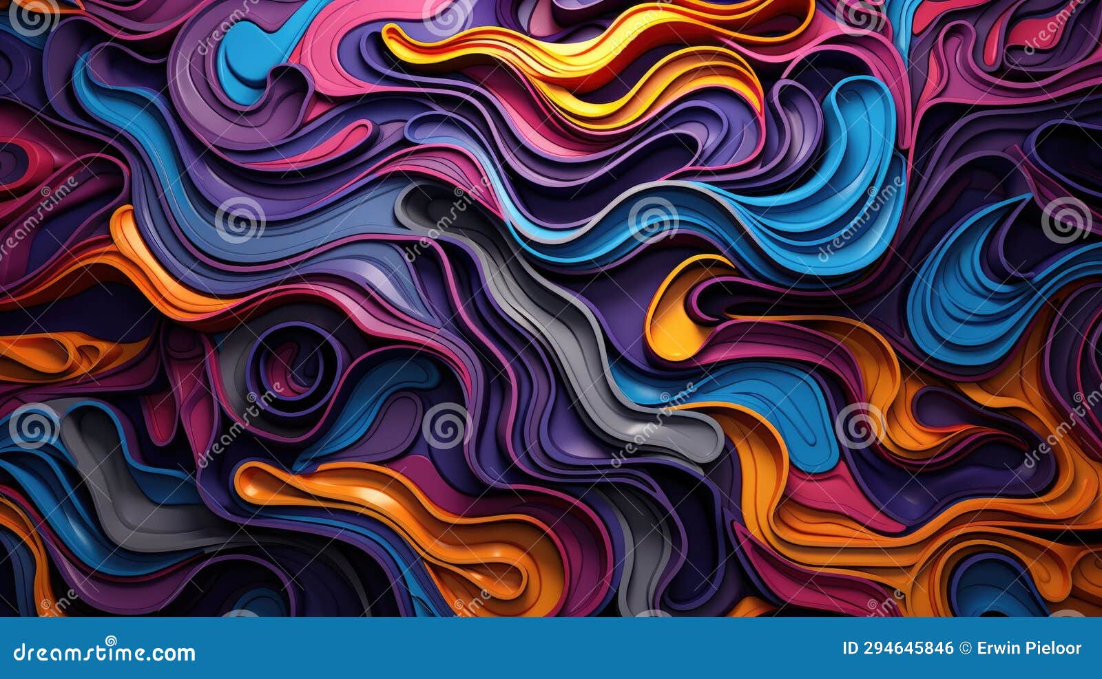Inspiring Abstract Background for Creative Visions Stock Illustration ...
