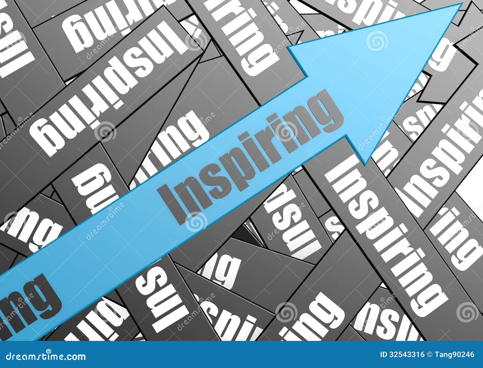 Inspiring arrow stock illustration. Illustration of goal - 32543316