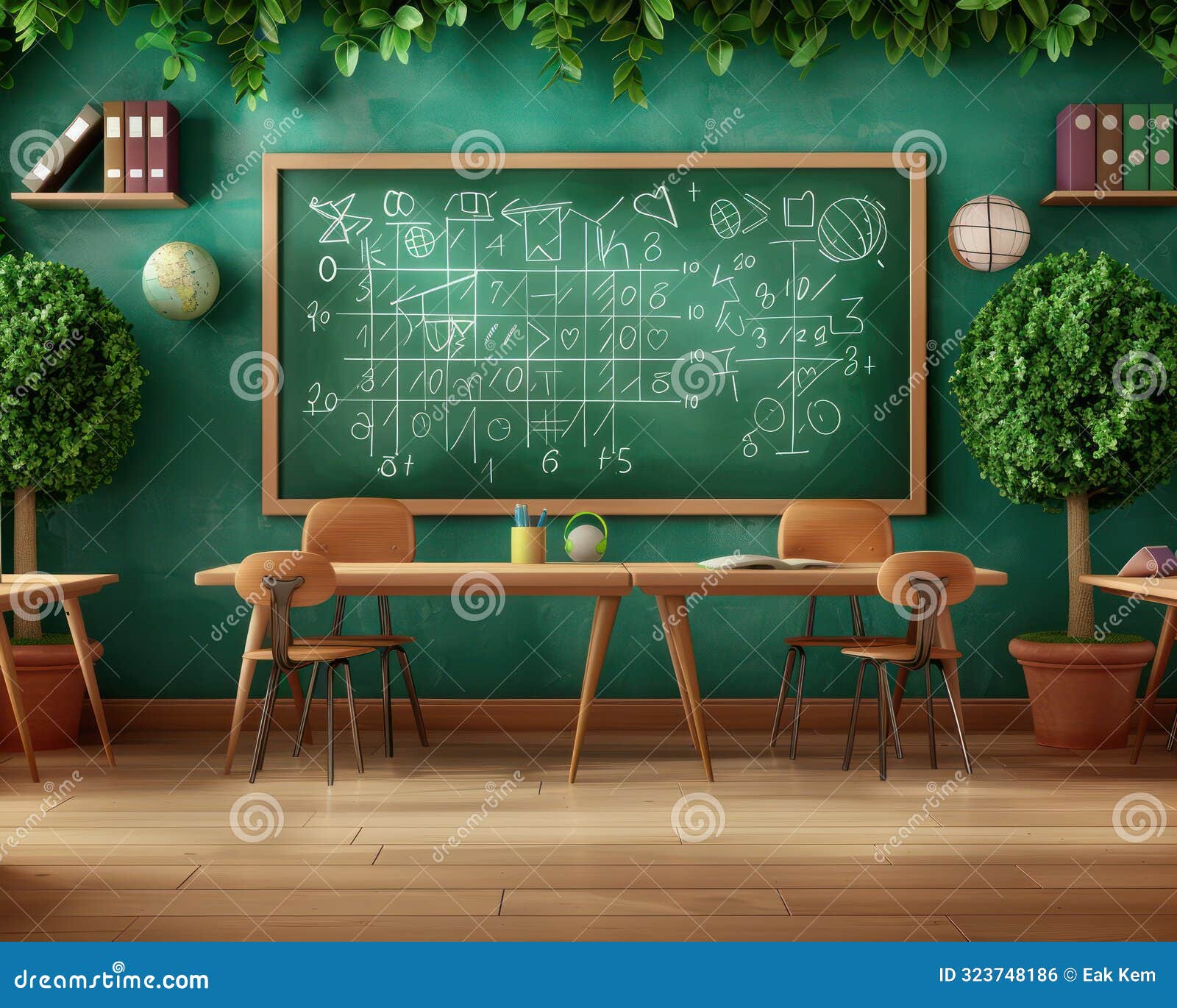 Inspiring Classroom with Math Themed Decorations Boosting Numeracy ...