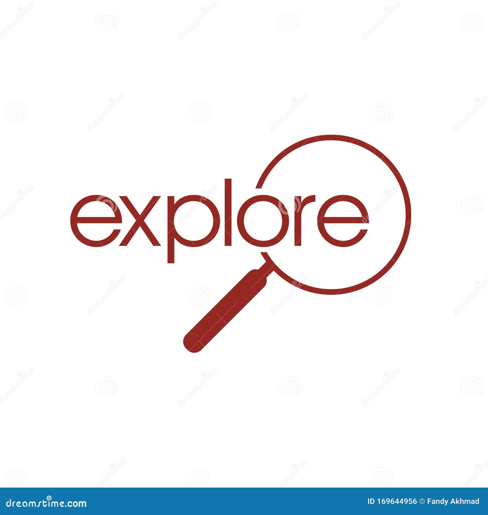 Inspiring Design Explore Letter with Symbol Logo Vector Illustration ...