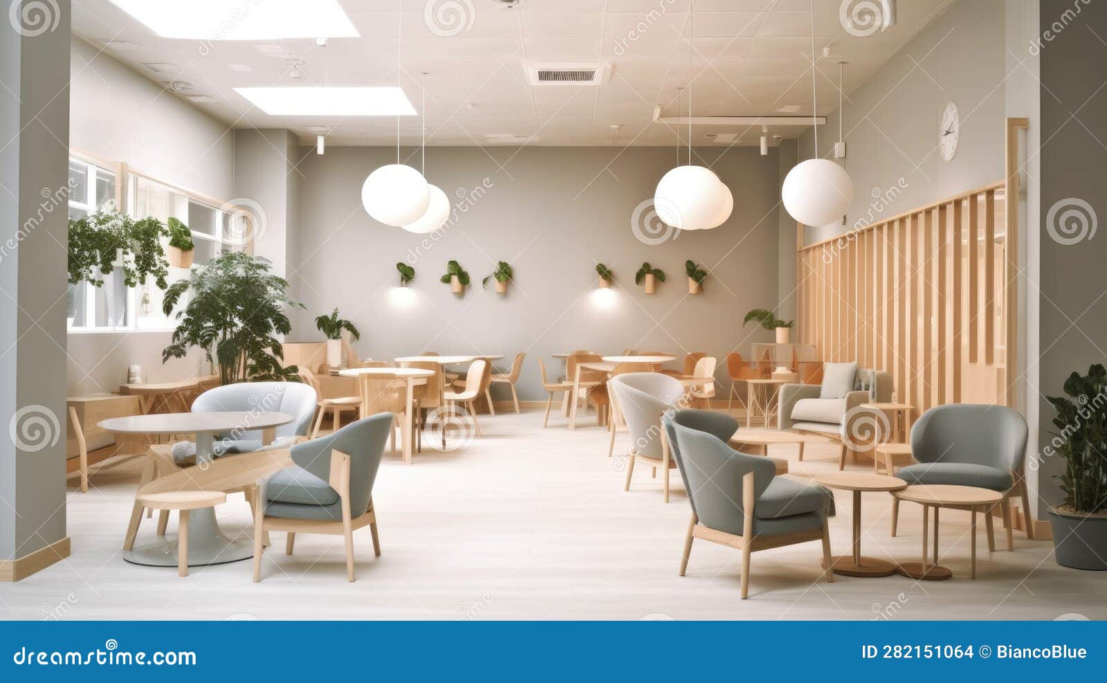 Inspiring Office Interior Design Scandinavian Style Generative AI AIG ...