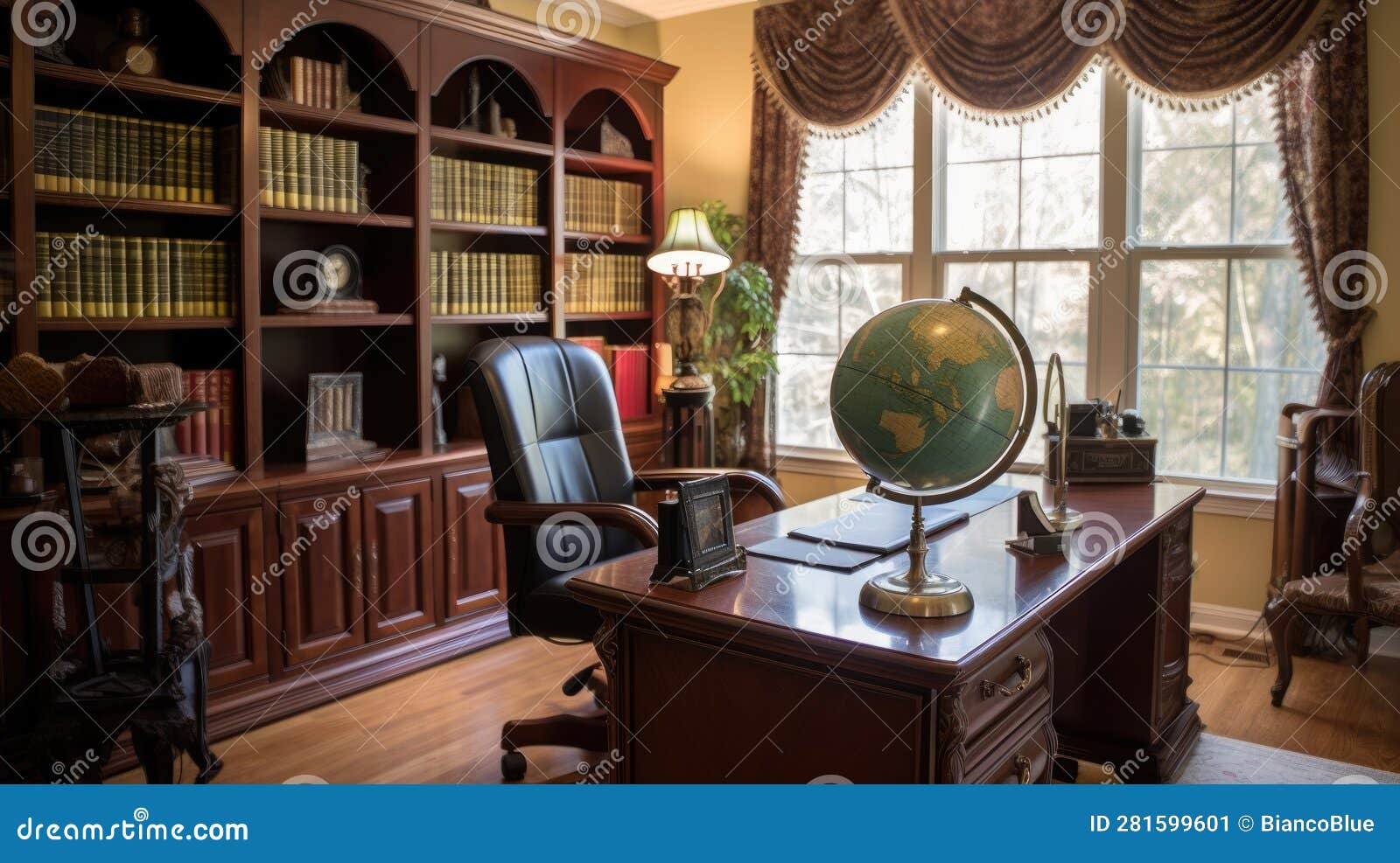 Inspiring Office Interior Design Traditional Style Generative AI AIG 31 ...